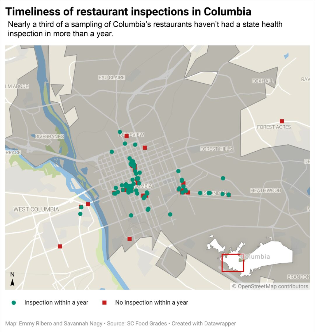SC health department behind on many Columbia restaurant inspections ...